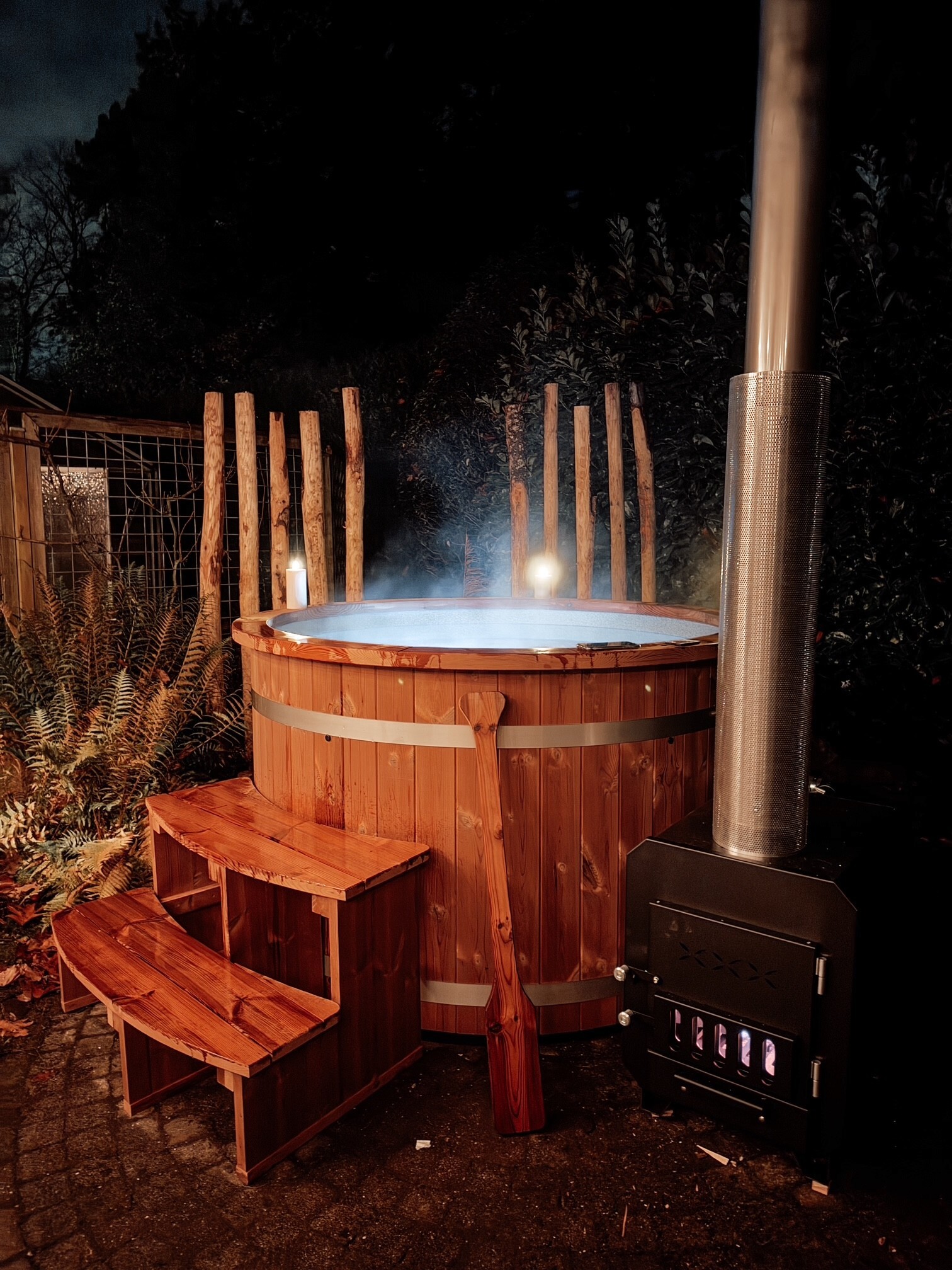 Ticra Wood-Fired Hot Tub at WonderWild | Ticra Outdoor